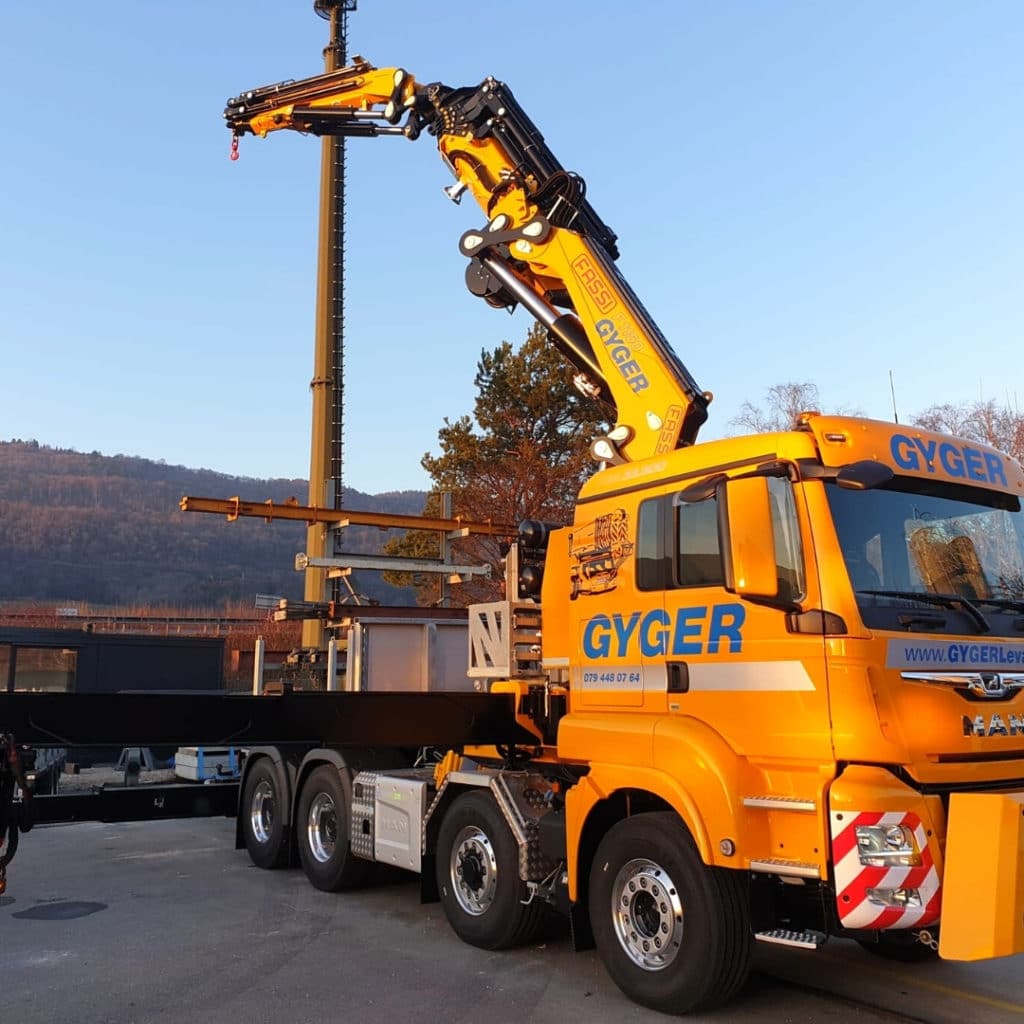 Camions grues - Gyger Levages