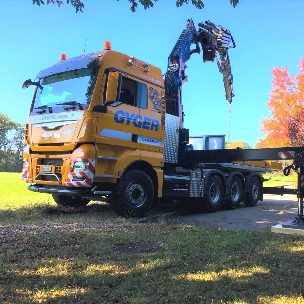 Camions grues - Gyger Levages