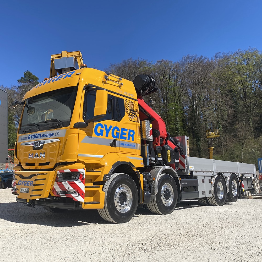 Camions grues - Gyger Levages